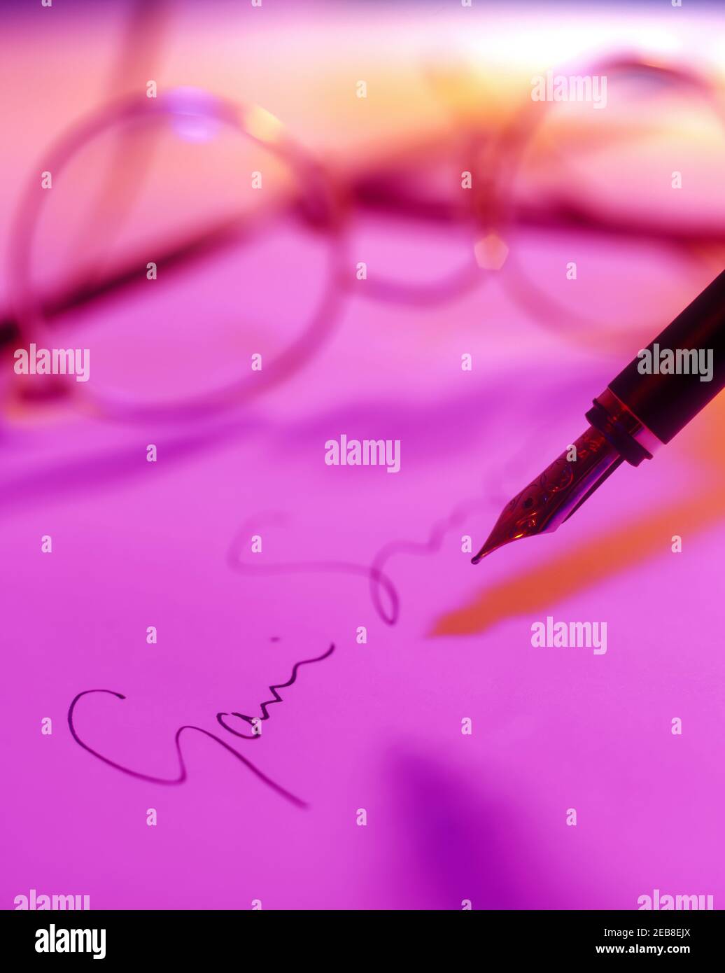 Historical signature hi-res stock photography and images - Alamy