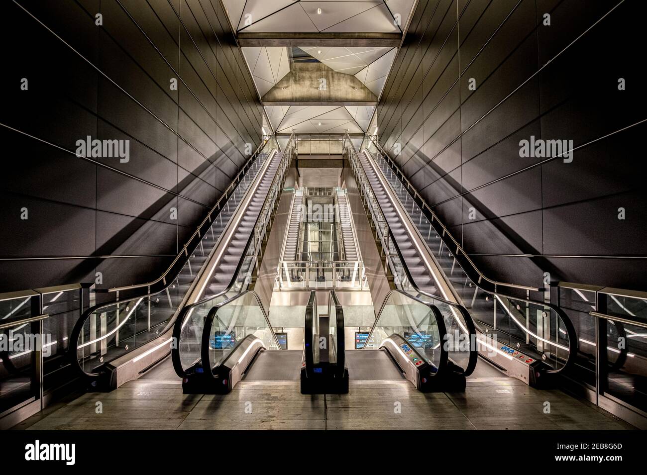 Copenhagen Metro Station Stock Photo - Alamy