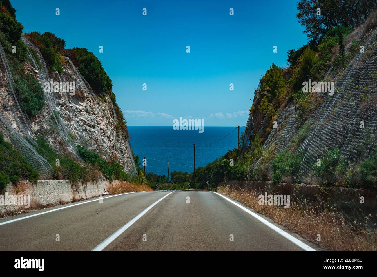 fantastic view on the fabulous puglia sea Stock Photo - Alamy