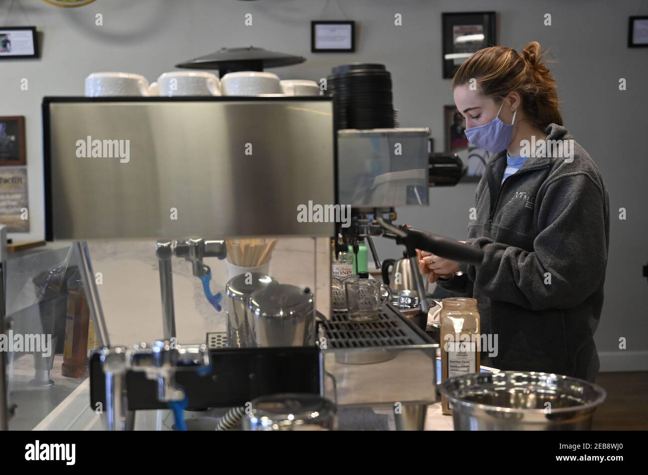 UNITED STATES - 01-21-21: Maverick Café, is a coffee shop and cafe ...