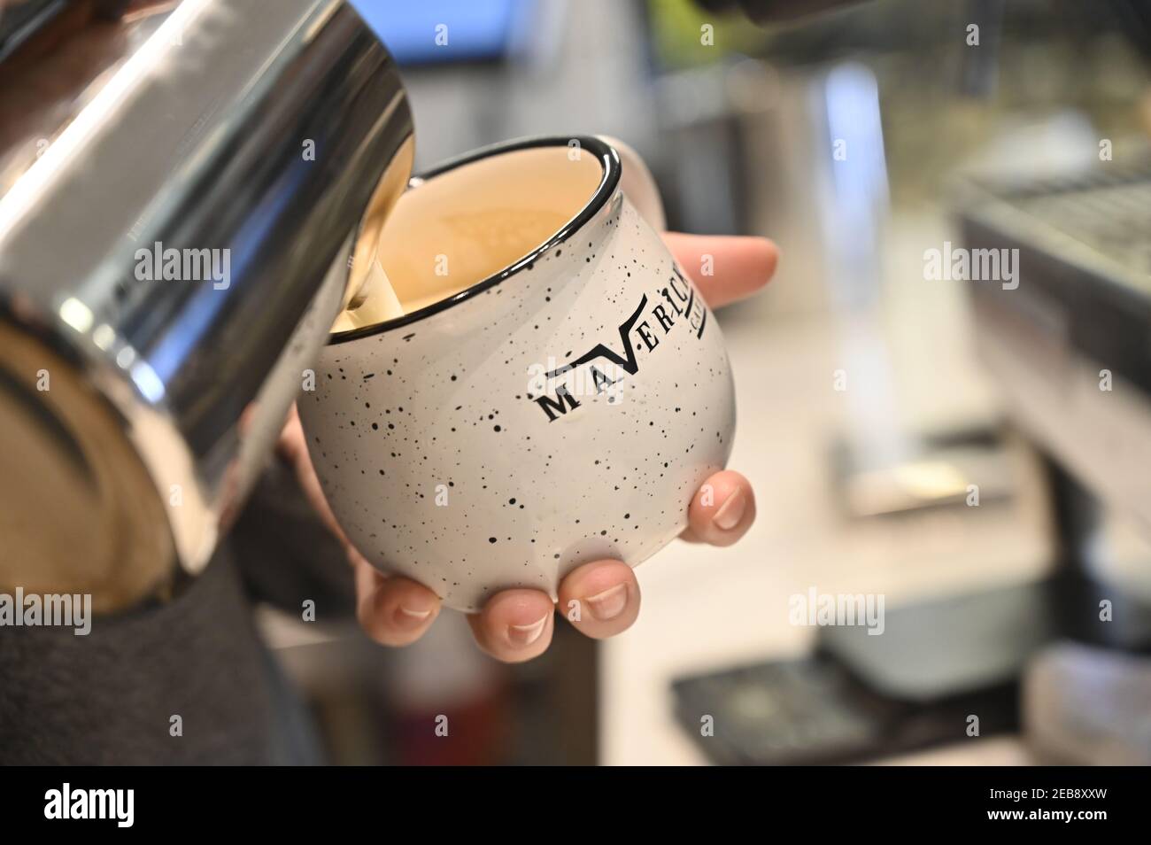 UNITED STATES - 01-21-21: Maverick Café, is a coffee shop and cafe ...