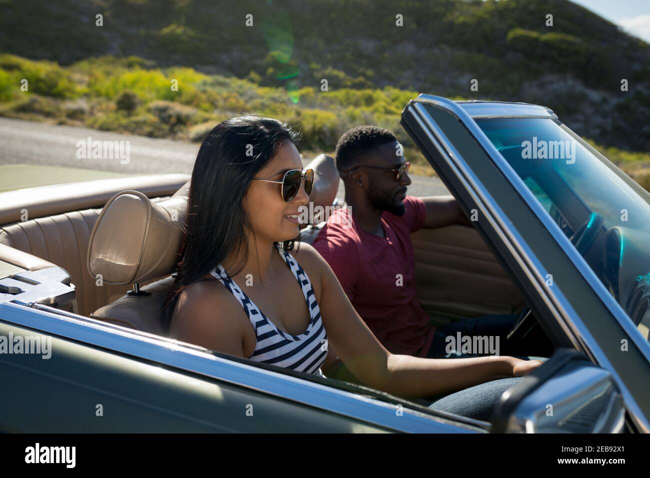 Car convertible driving hi-res stock photography and images - Alamy