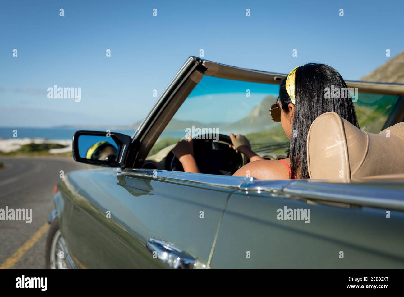 Woman driving race car hi-res stock photography and images - Alamy