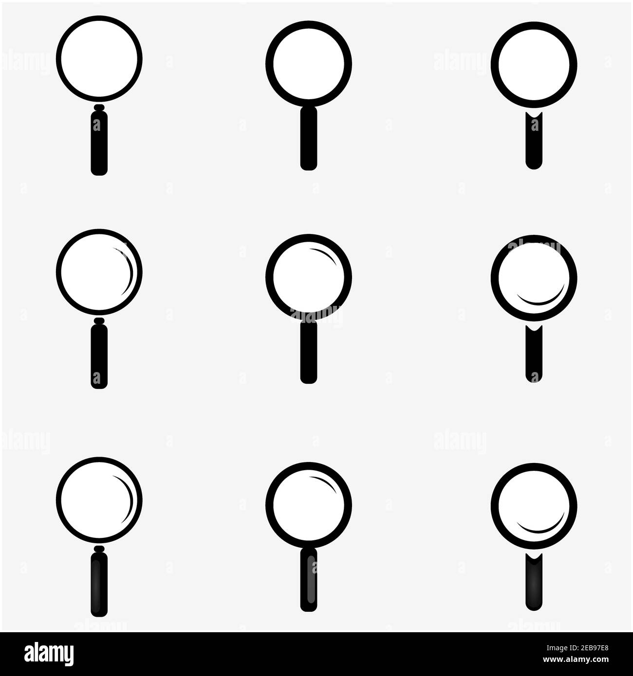 Magnifying glass - vector graphic of your projects -Business - design ...