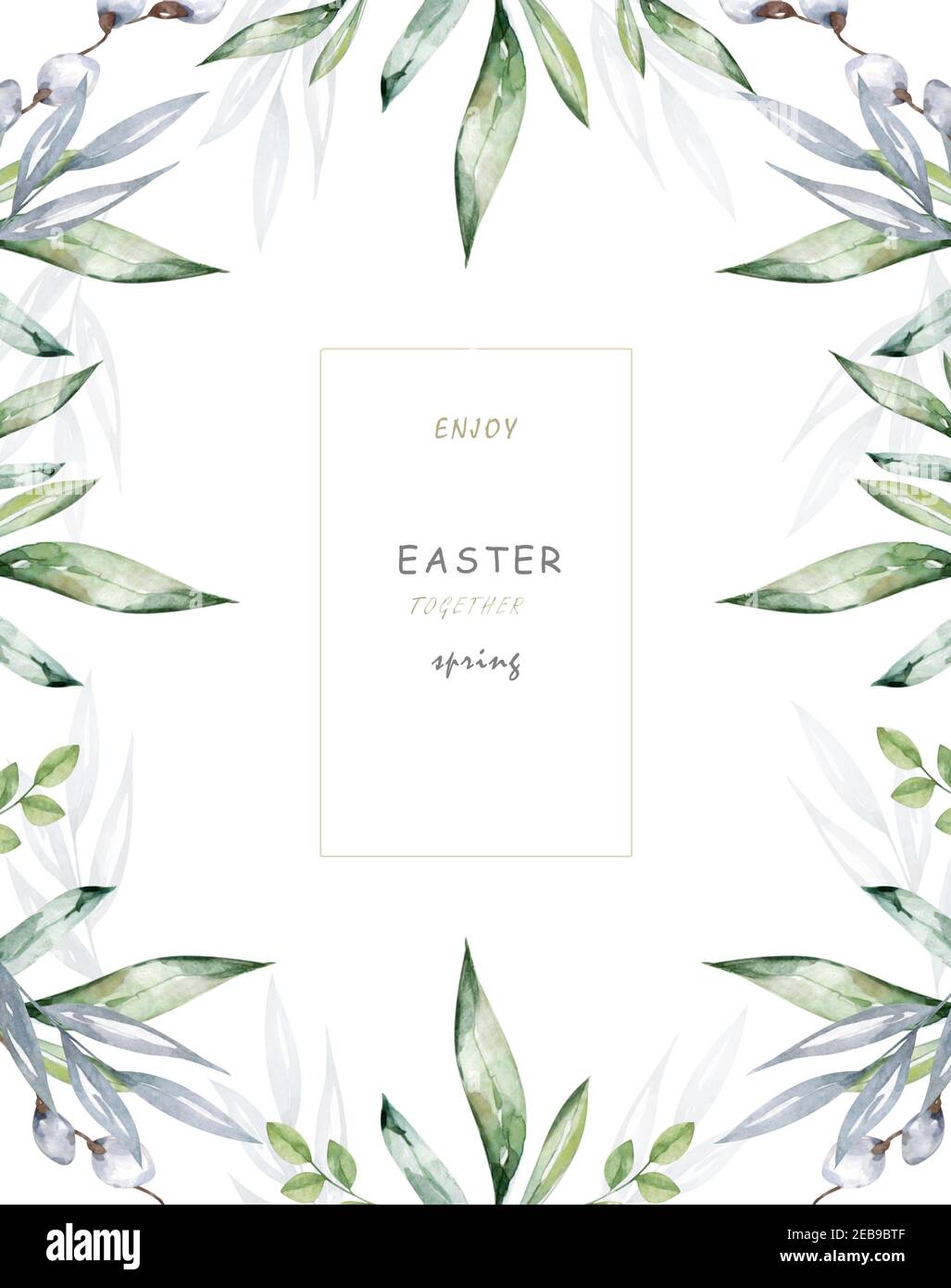 Border Easter Cards