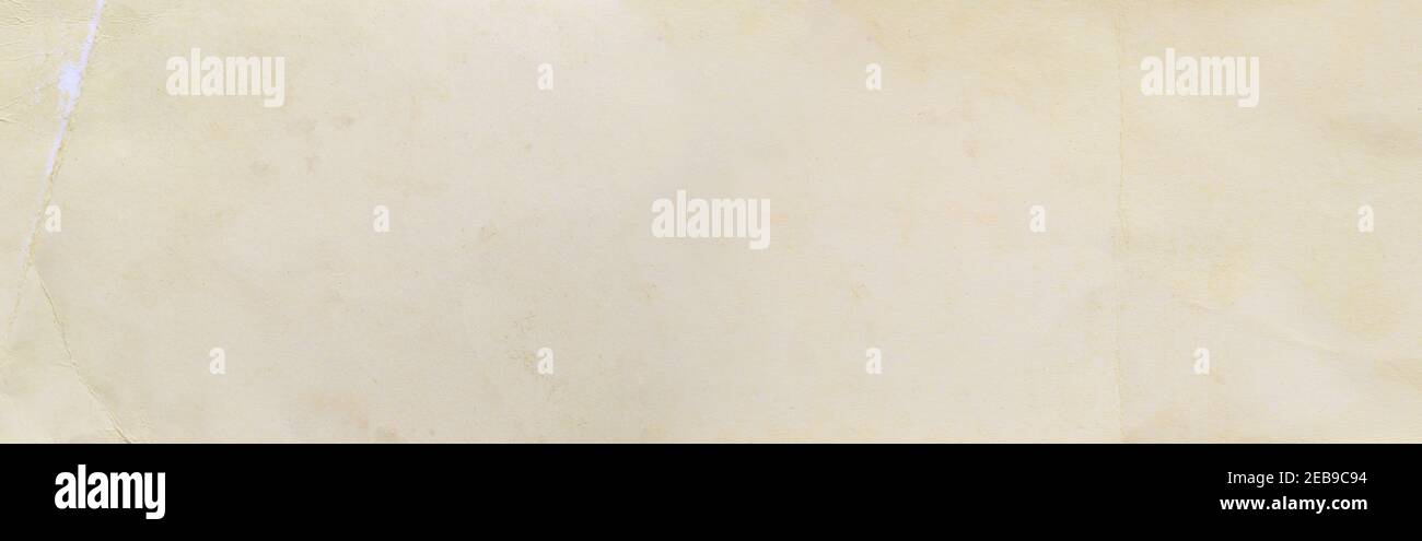 Panorama texture of the old cream paper box for the design background ...