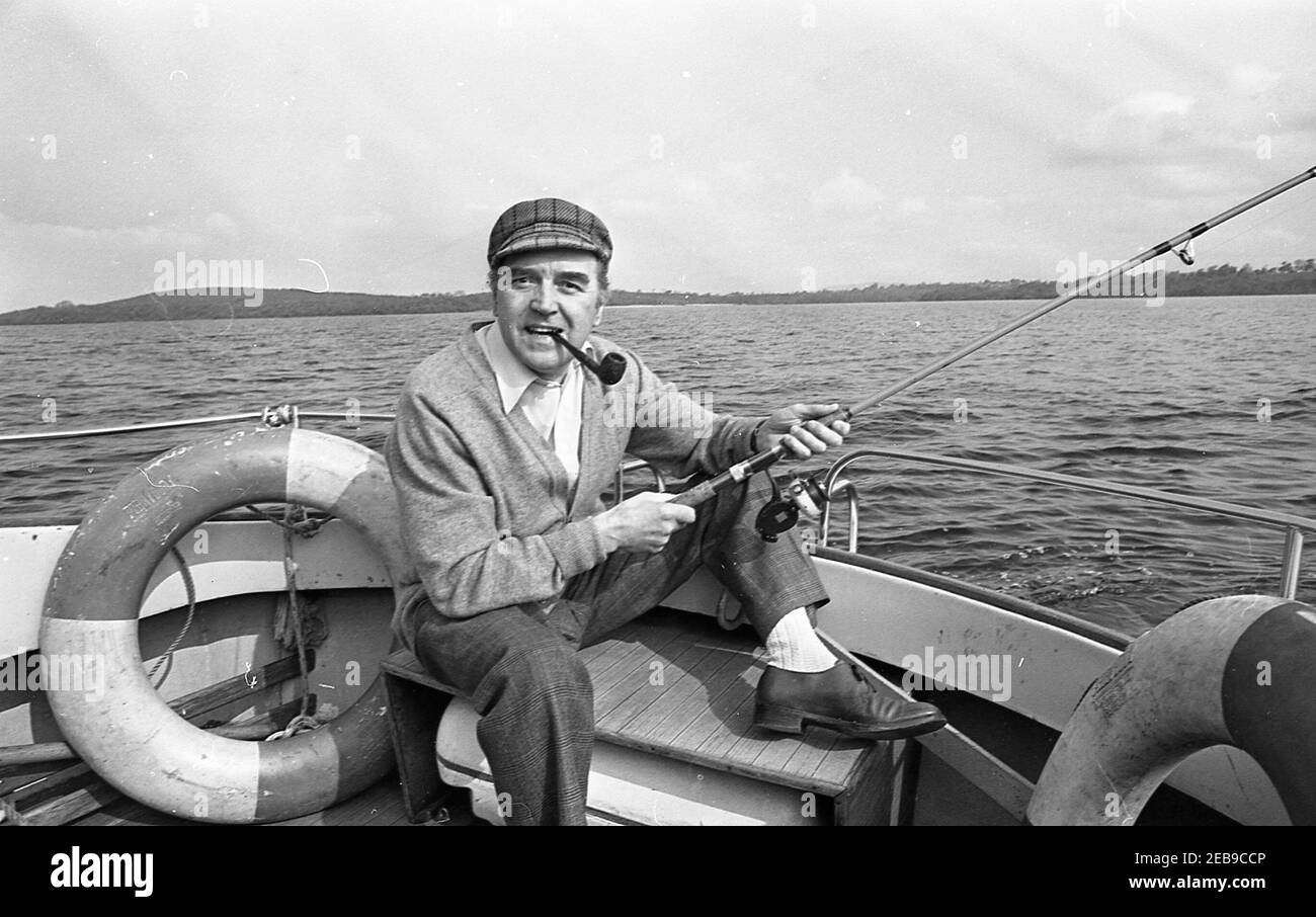 Roy Mason fishing Stock Photo - Alamy