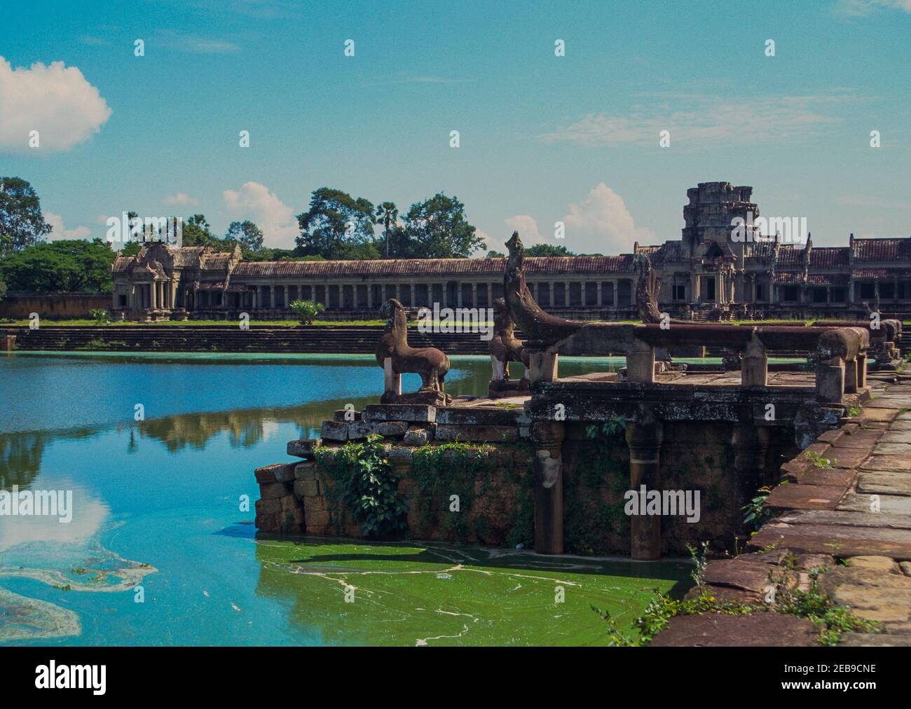 Angkor wat palace inside hi-res stock photography and images - Alamy