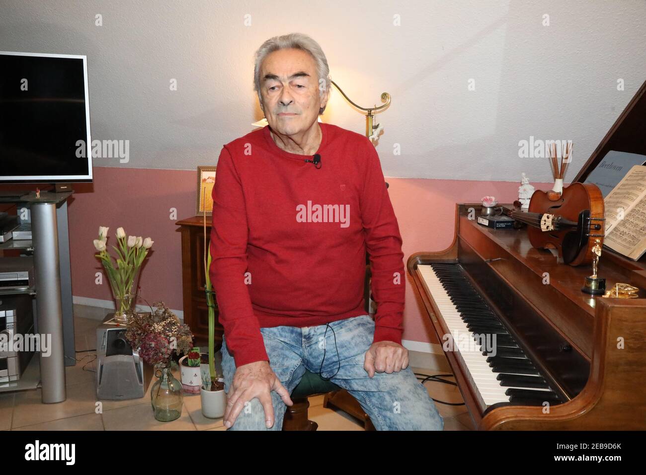 Schauspieler Giso Weißbach bei der Aufzeichnung der Fernsehsendung zum ...