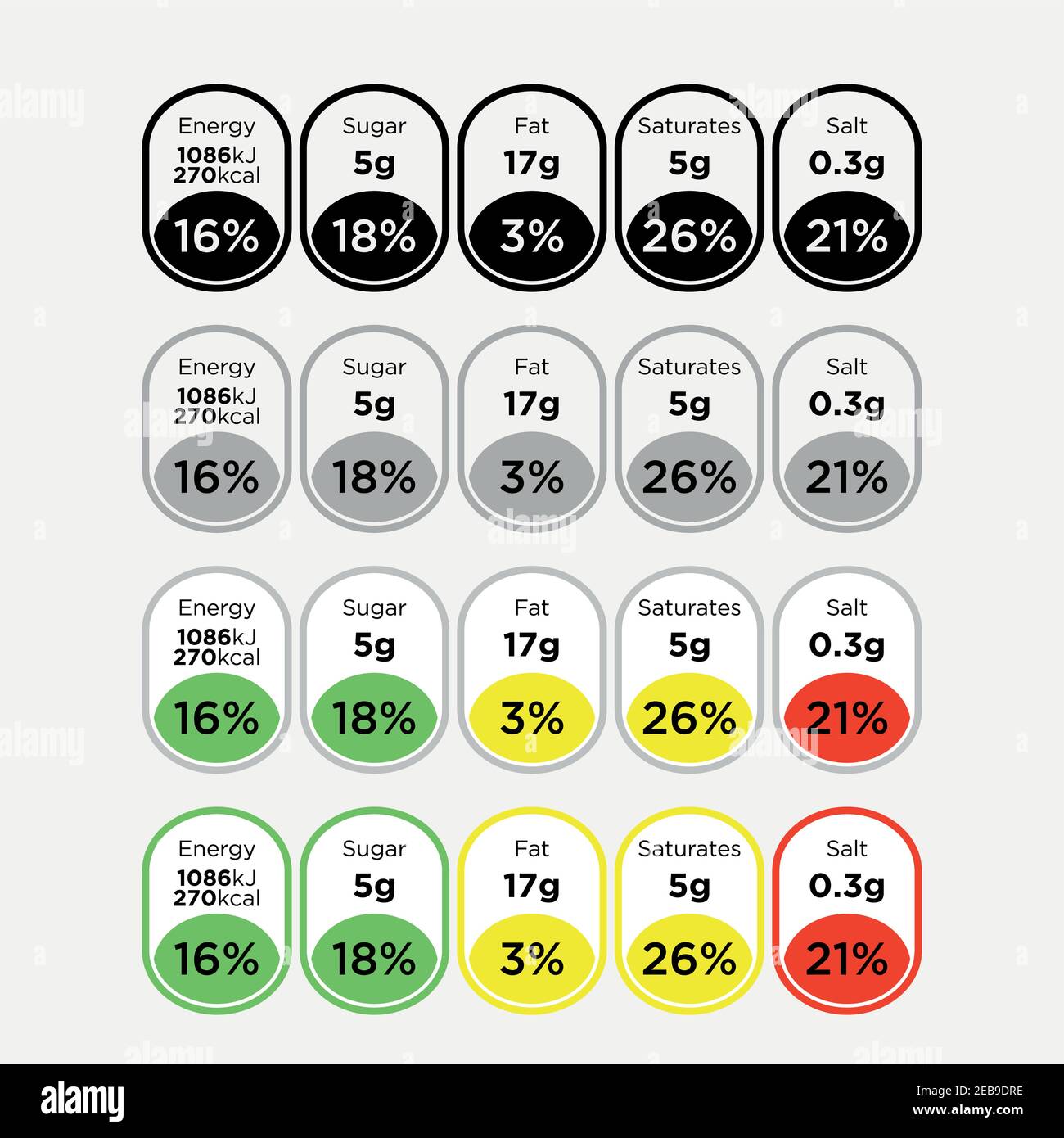 Salt packaging Stock Vector Images - Alamy