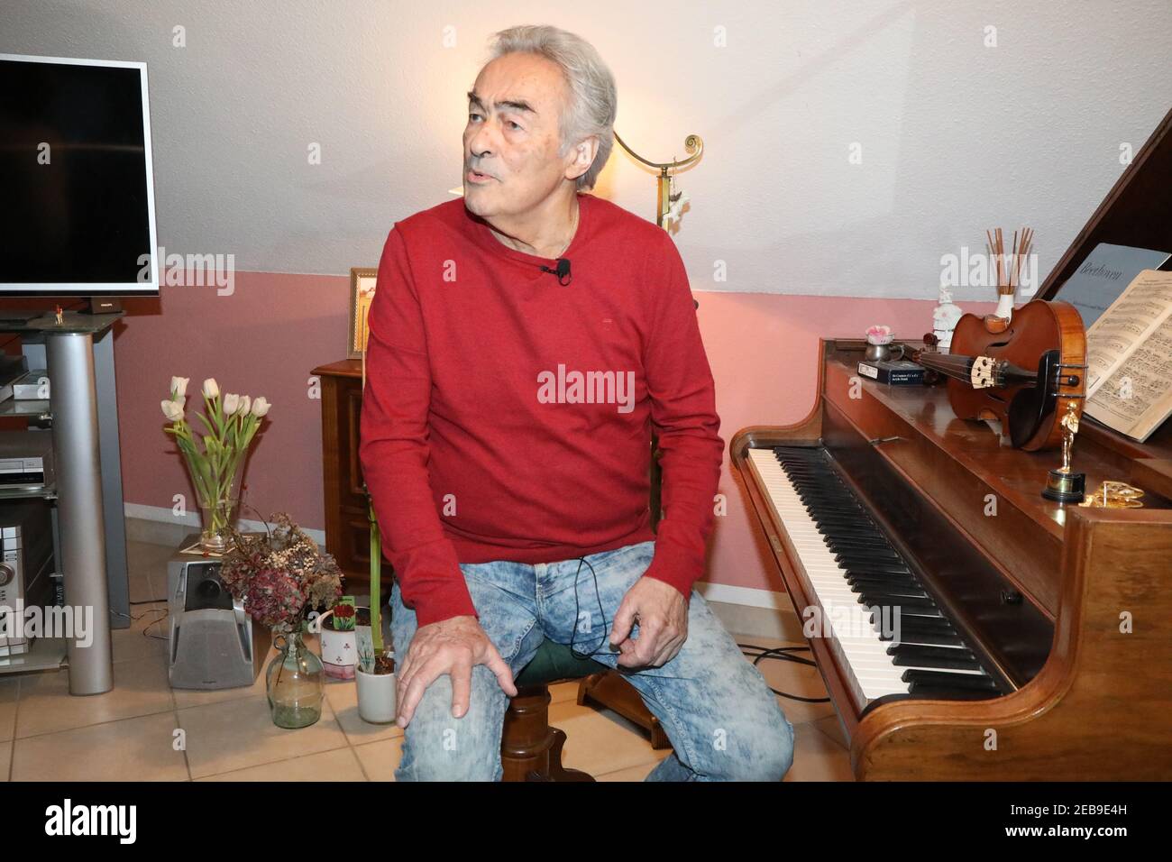 Schauspieler Giso Weißbach bei der Aufzeichnung der Fernsehsendung zum ...