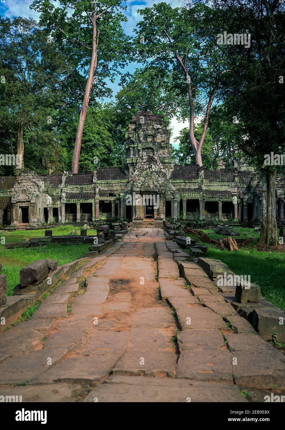 Taprom Temple front side Stock Photo - Alamy