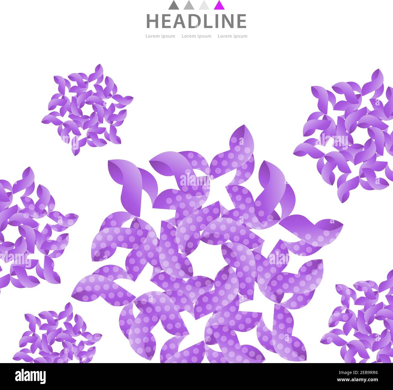 Colorful headline background template Stock Vector Image & Art - Alamy