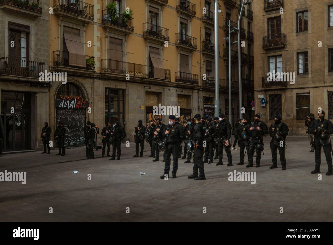 Catalonia independence riot hi-res stock photography and images - Alamy