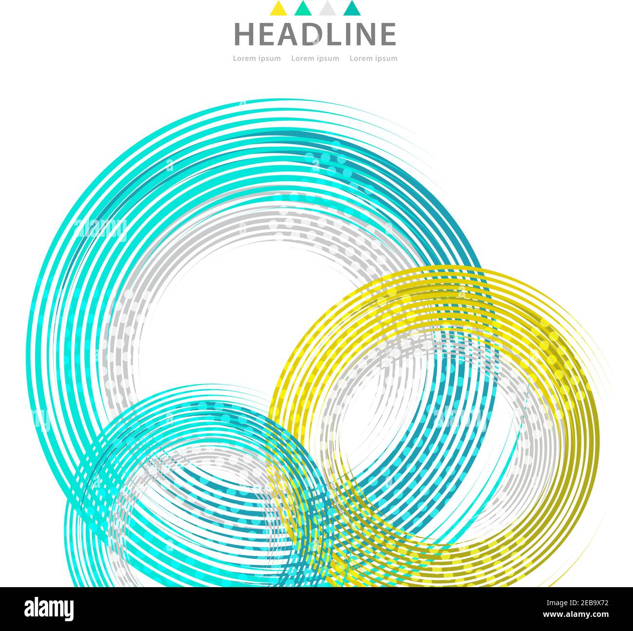 Colorful headline background template Stock Vector Image & Art - Alamy