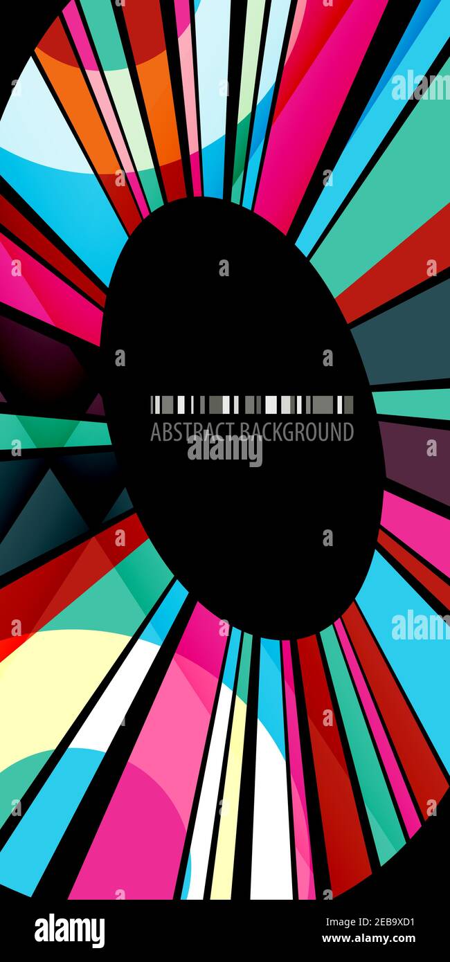 Abstract colorful background graphics template with blended multiple ...