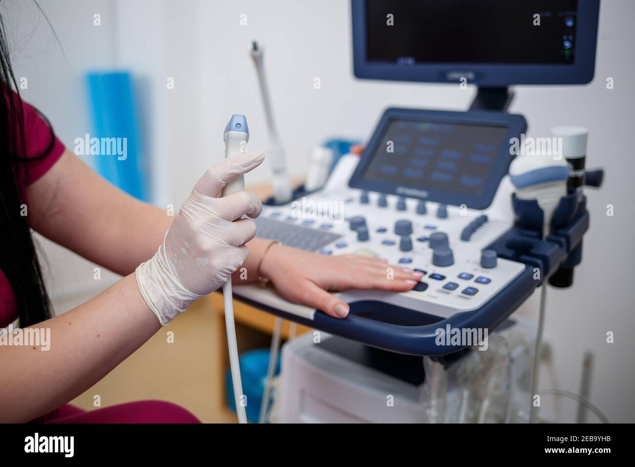 New modernized apparatus for ultrasound examination of body organs ...