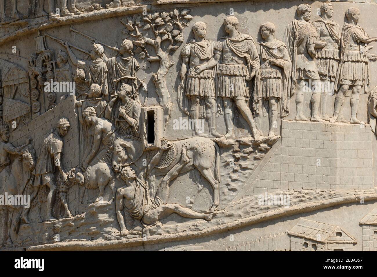 Trajan's column detail rome hi-res stock photography and images - Alamy