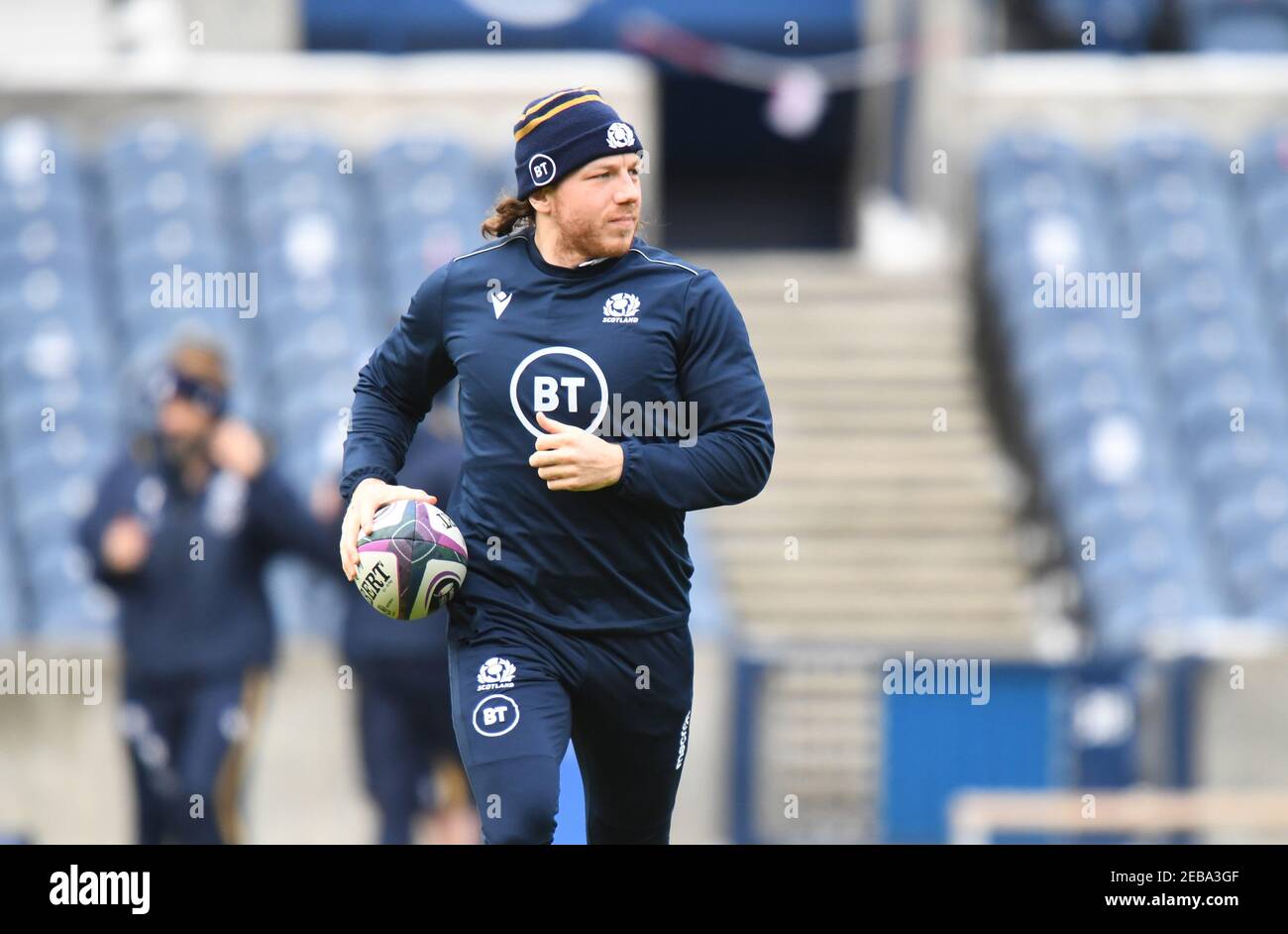 BT Murrayfield Stadium, Edinburgh.Scotland UK.12th Feb 21. Scotland ...