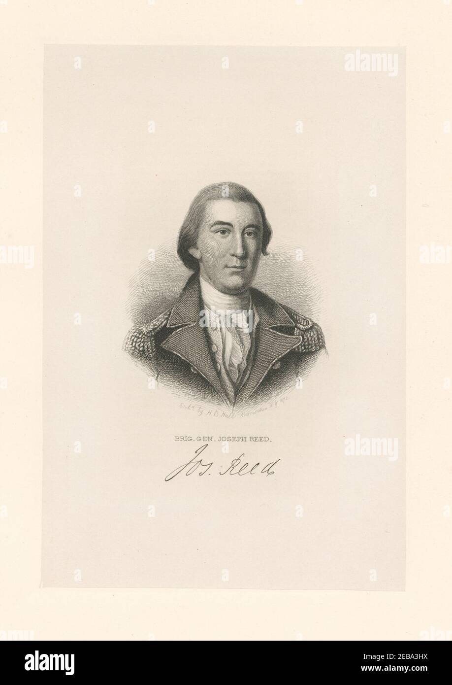 Brig. Gen. Joseph Reed Stock Photo - Alamy