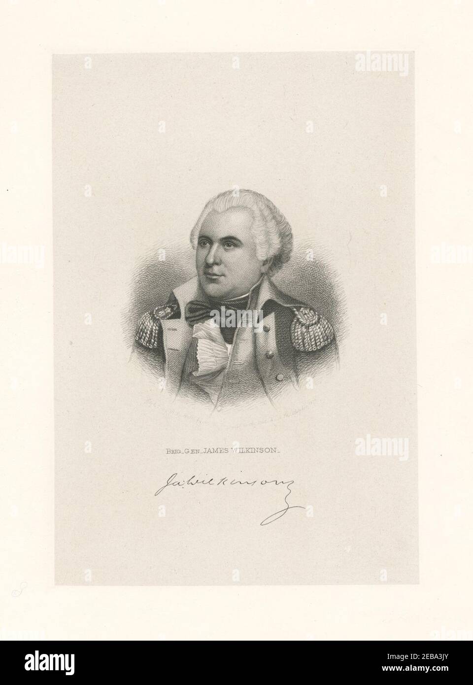 Brig. Gen. James Wilkinson Stock Photo - Alamy