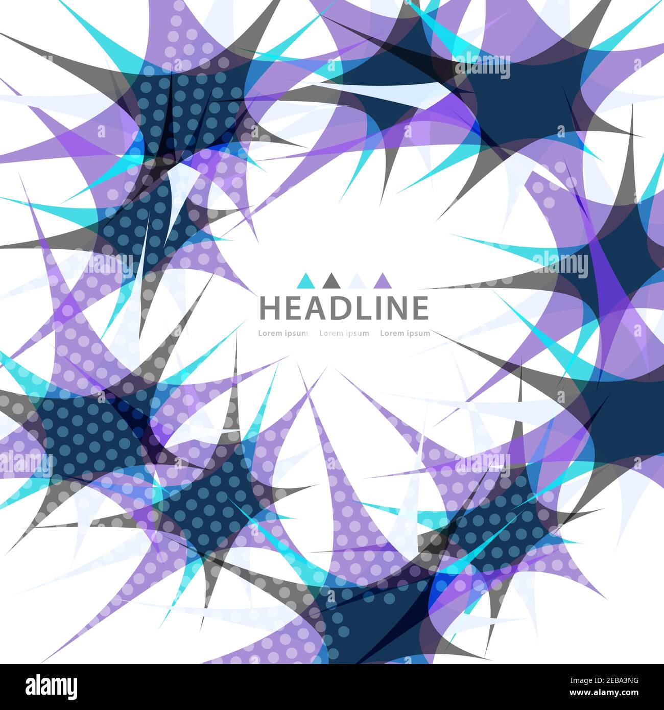 Colorful headline background template Stock Vector Image & Art - Alamy
