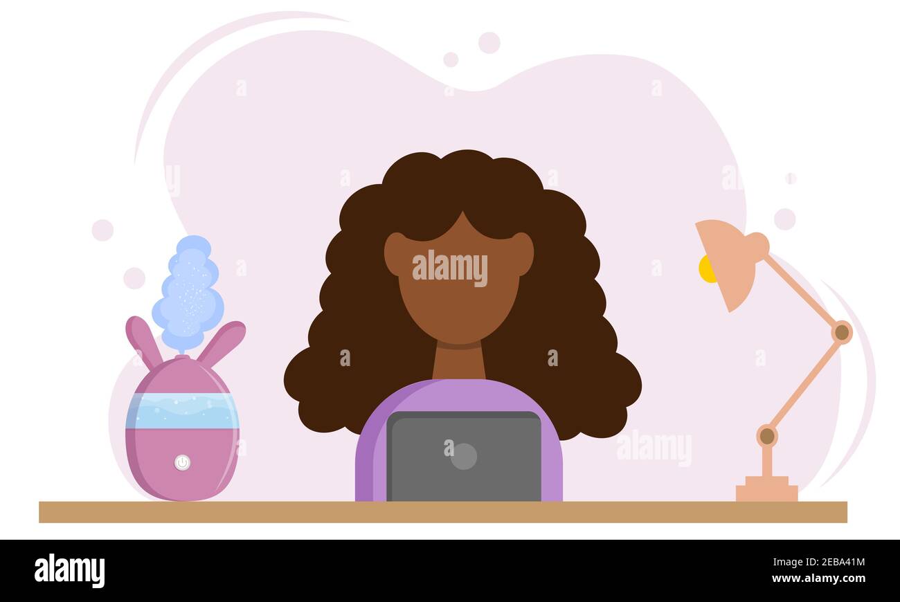 Modern humidifier table in Cut Out Stock Images & Pictures - Alamy