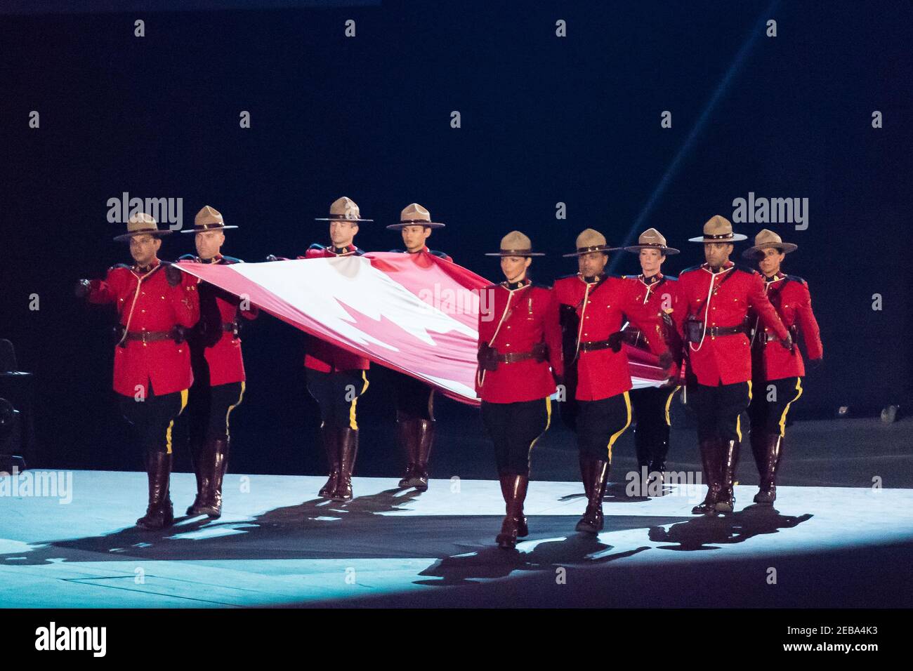 American canadian flag hi-res stock photography and images - Alamy