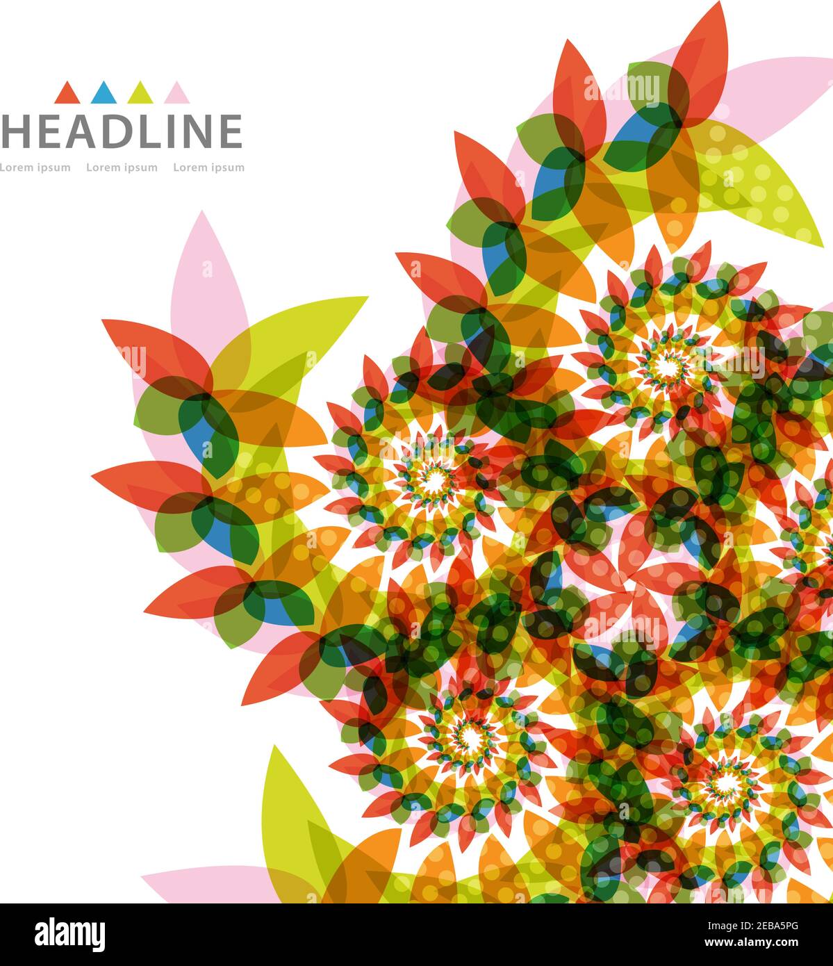 Colorful headline background template Stock Vector Image & Art - Alamy