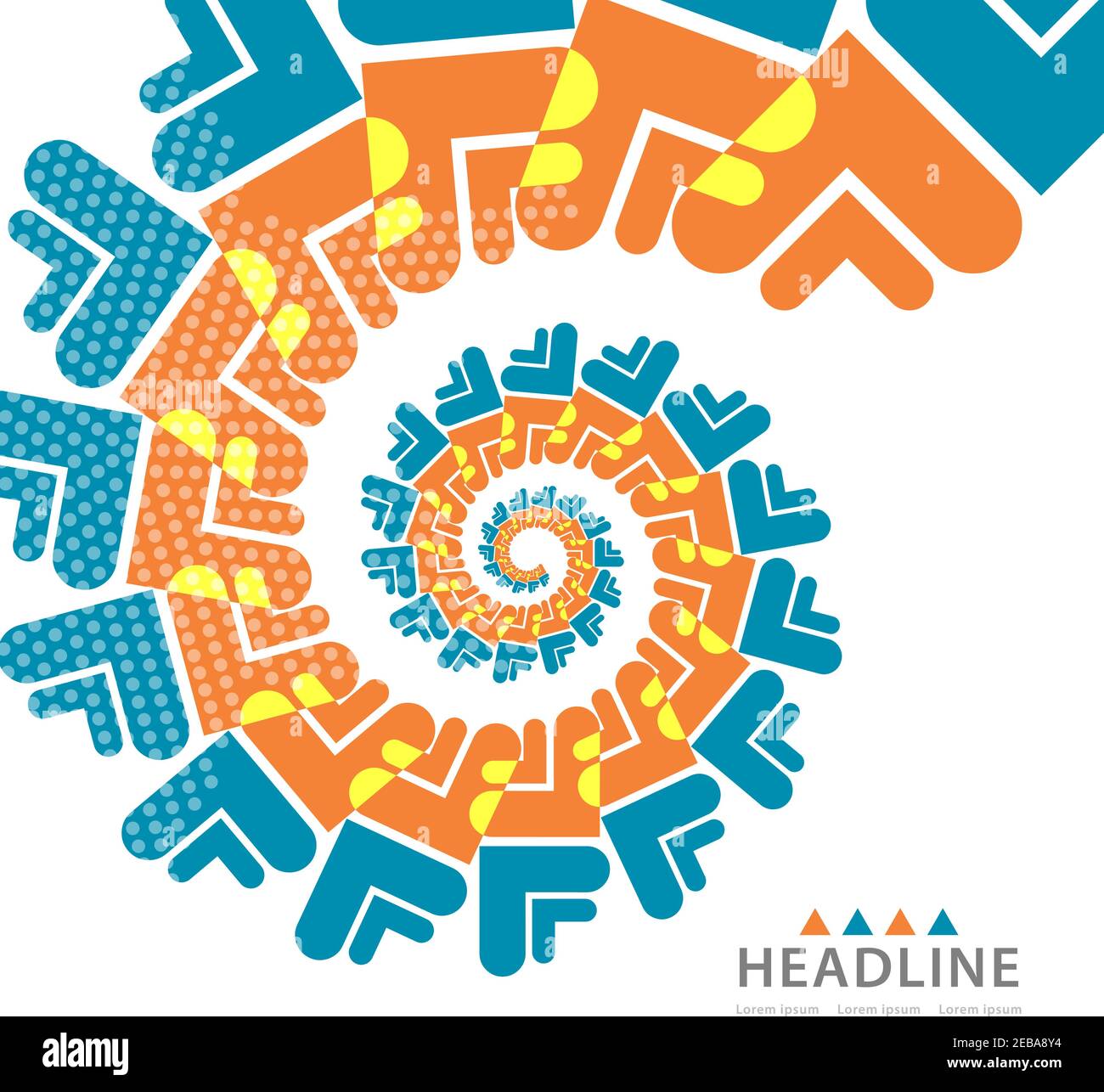 Colorful headline background template Stock Vector Image & Art - Alamy