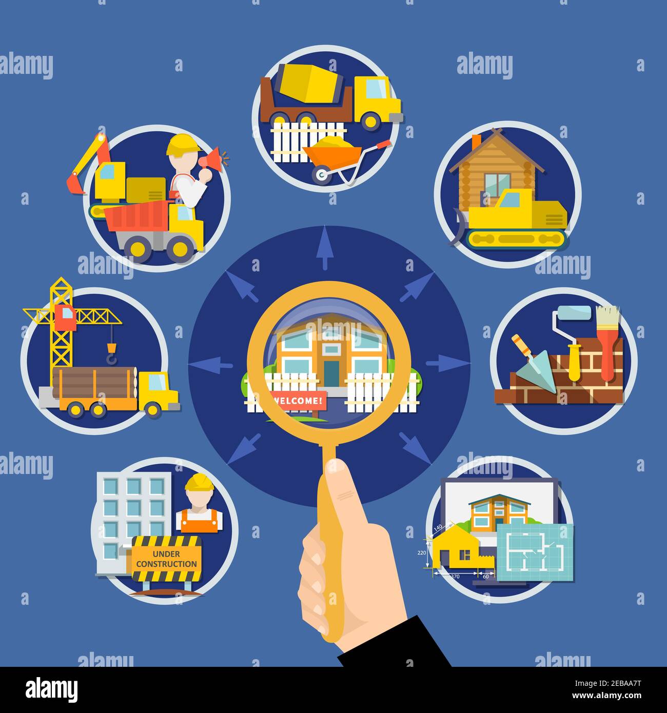 Timber contractor Stock Vector Images - Alamy