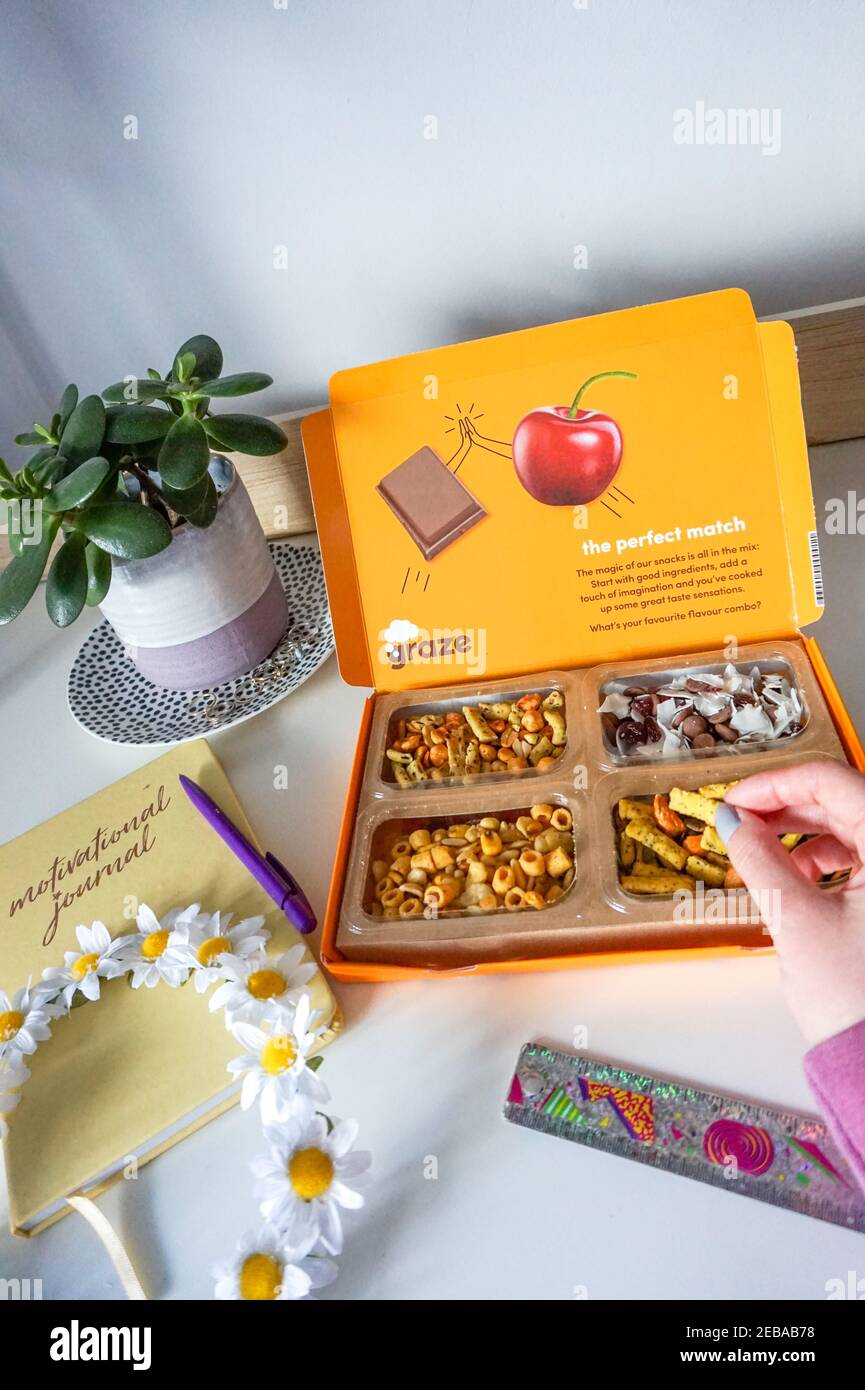 Postal snack boxes hi-res stock photography and images - Alamy