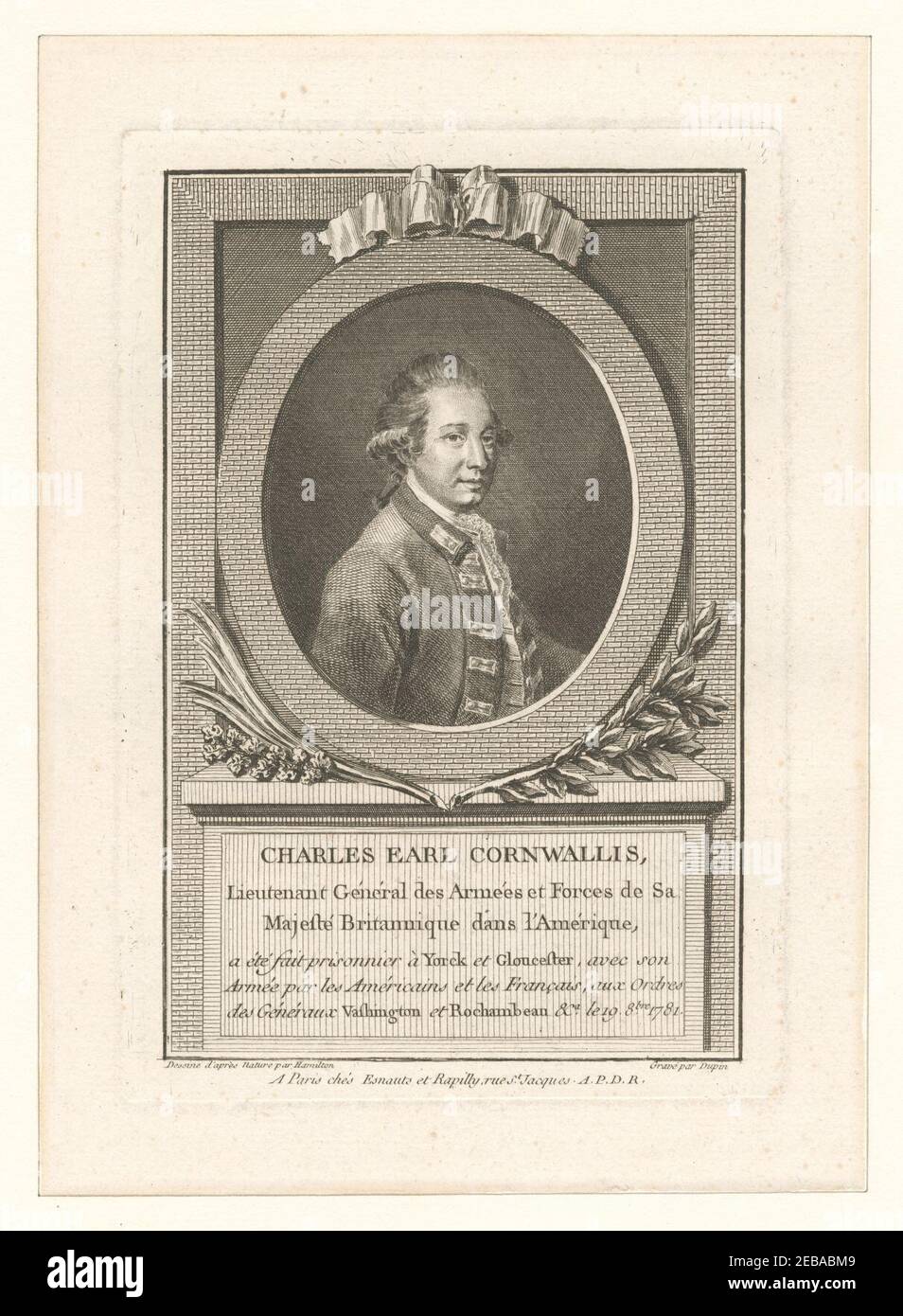 Charles cornwallis lieutenant general hi-res stock photography and ...