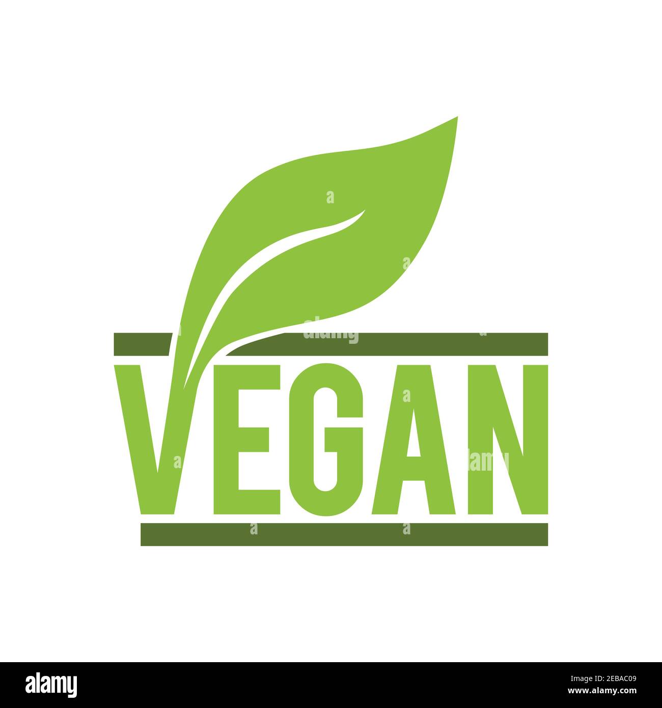 Organic food icon green Stock Vector Images - Alamy