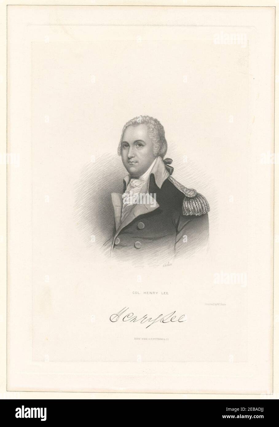 Col. Henry Lee Stock Photo - Alamy