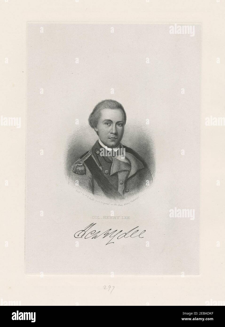 Col. Henry Lee Stock Photo - Alamy