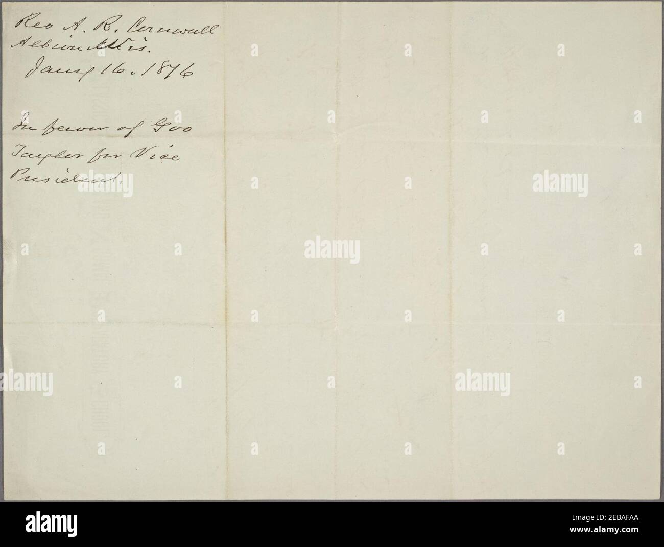 Constituent letters, 1876 Jan-Jun Stock Photo - Alamy