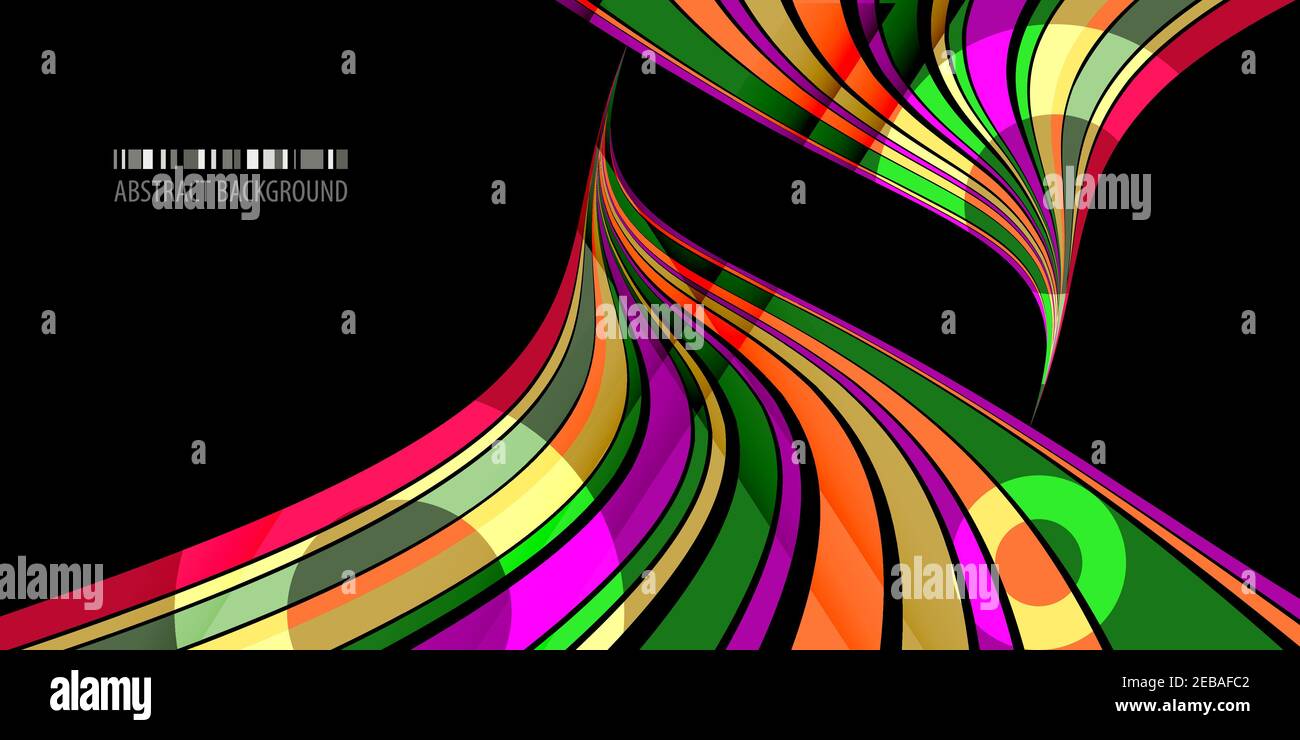 Abstract colorful background graphics template with blended multiple ...