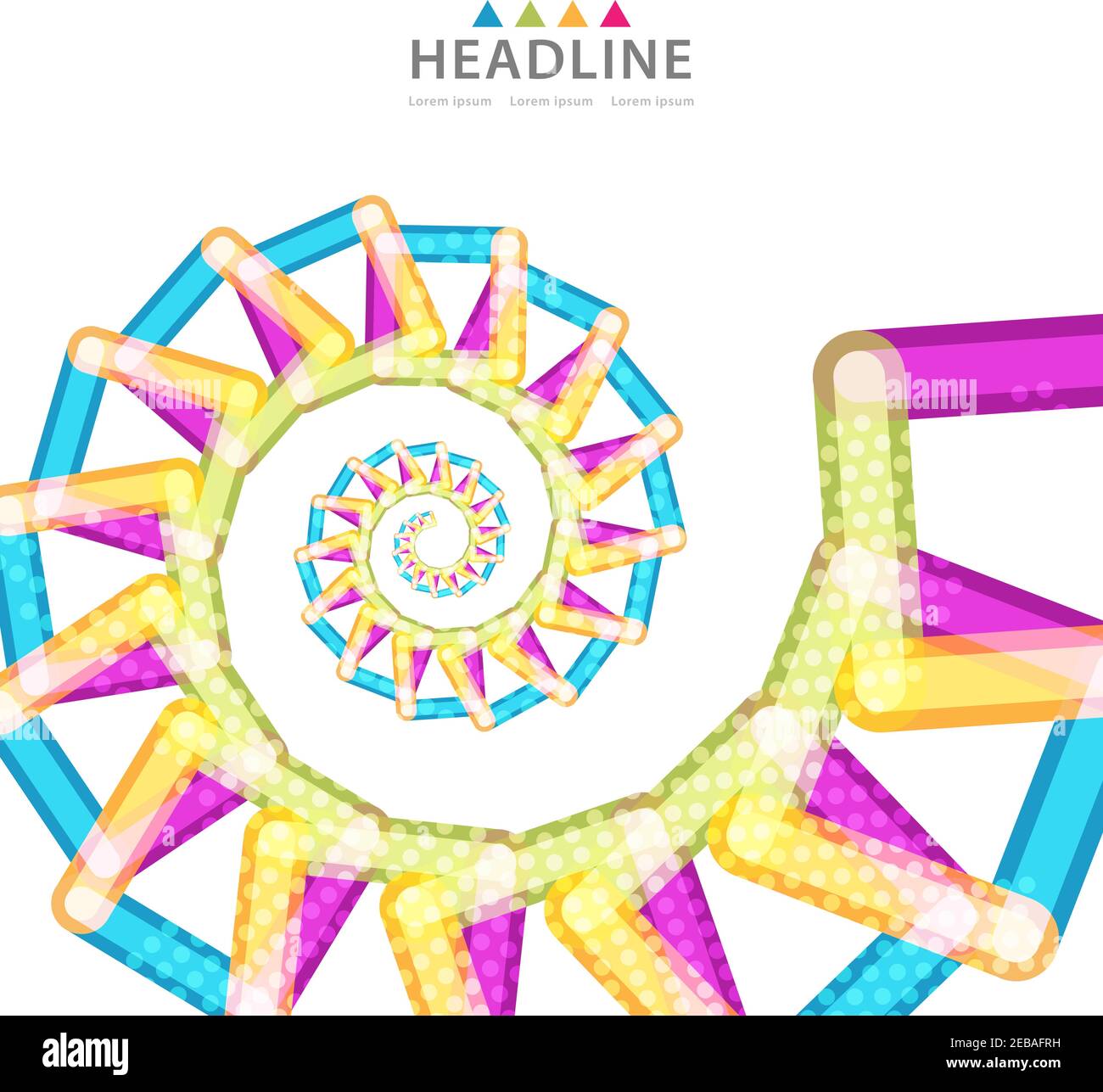 Colorful headline background template Stock Vector Image & Art - Alamy