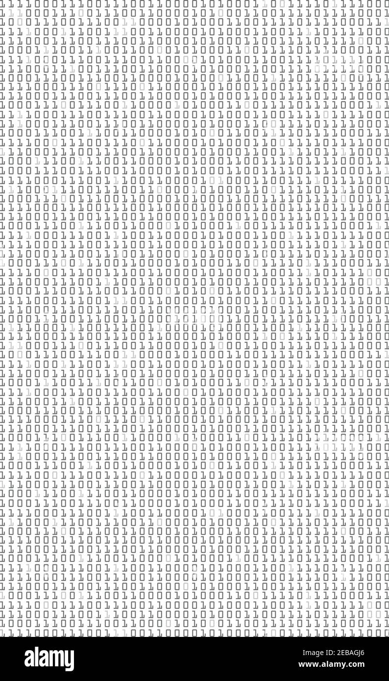 Computer Science Is A Binary Number System Programming Coding Hacker Concept Vector