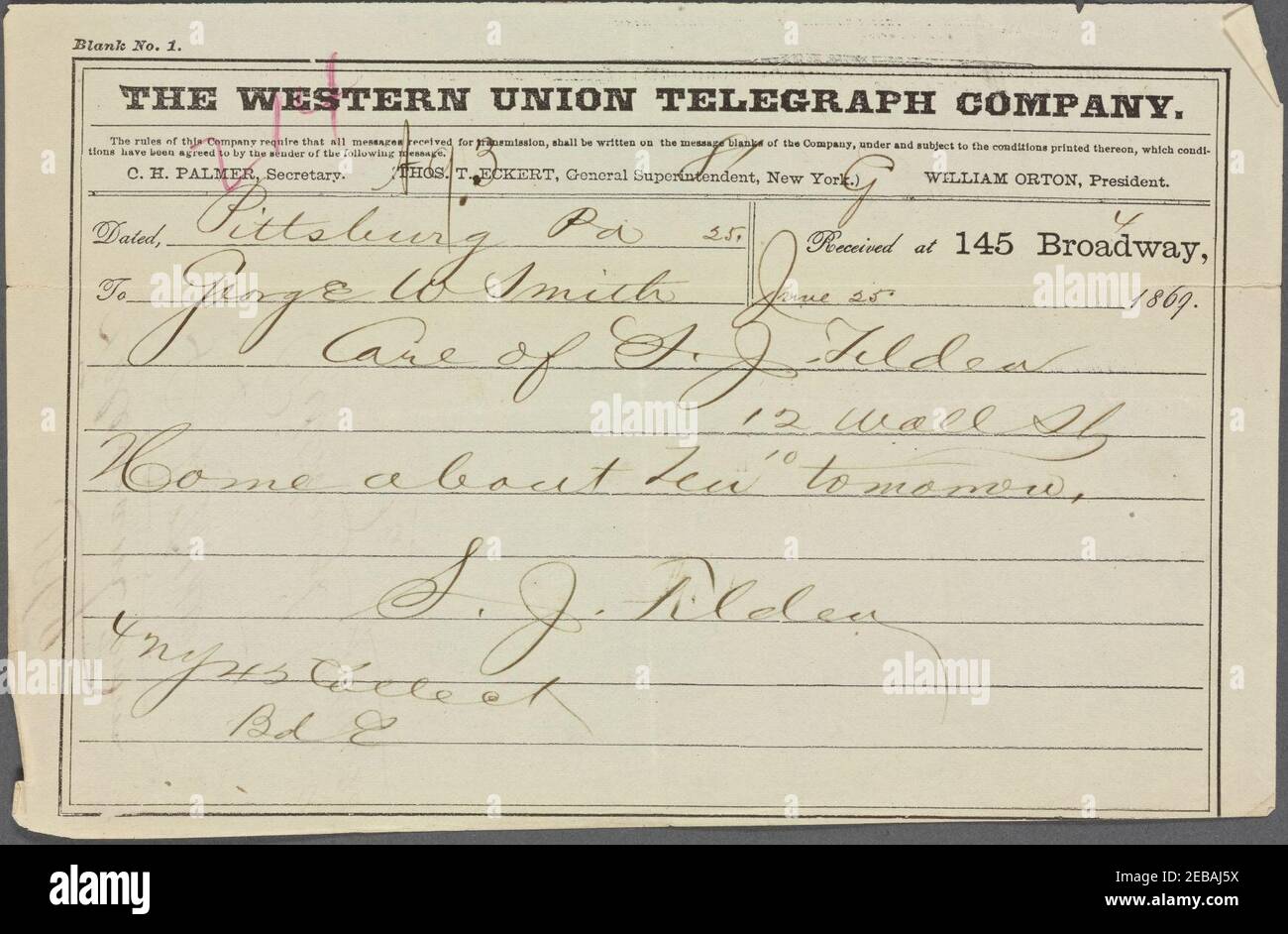 Samuel tilden hi-res stock photography and images - Alamy