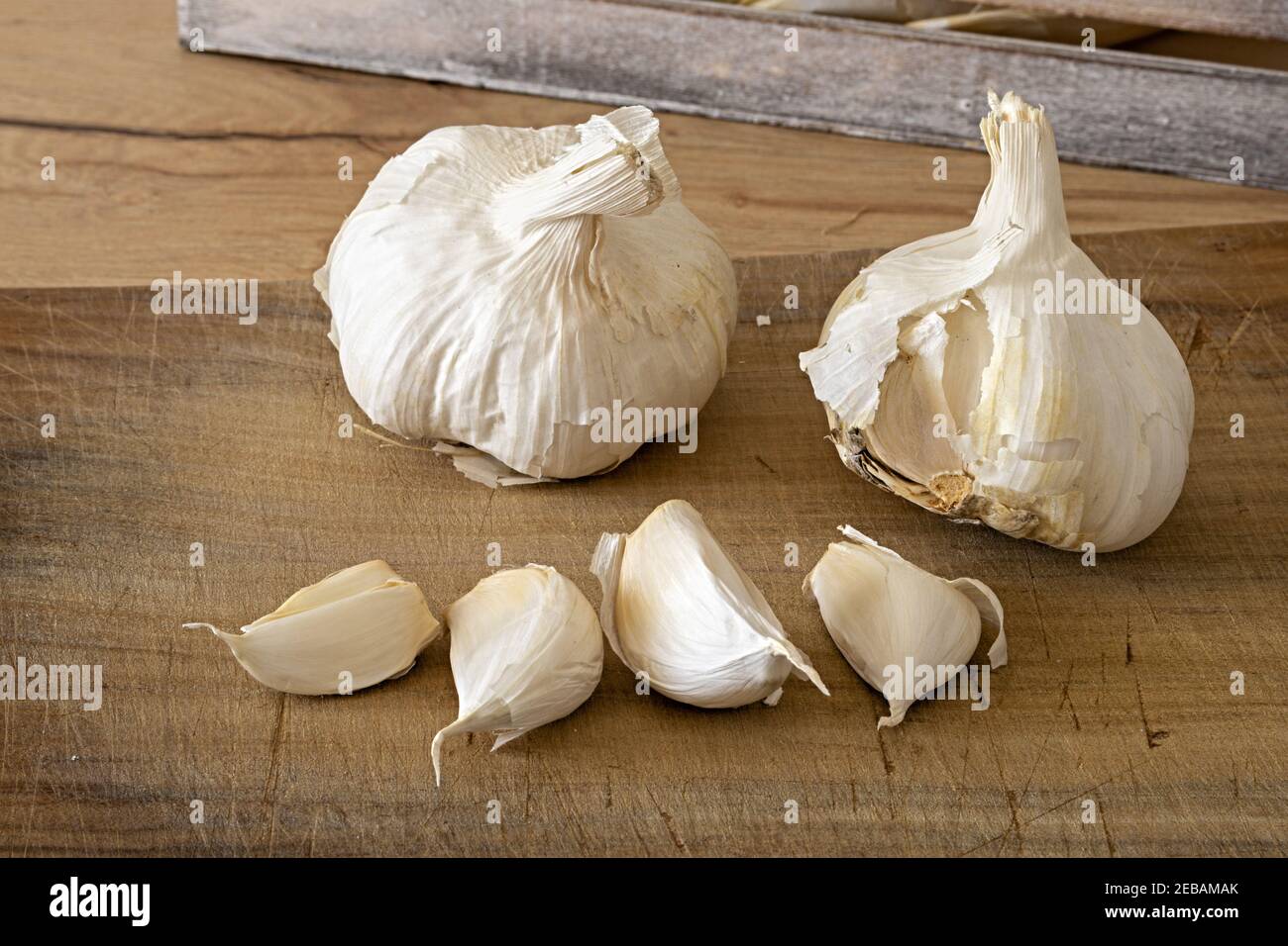 Sfondo bianco aglio hi-res stock photography and images - Alamy