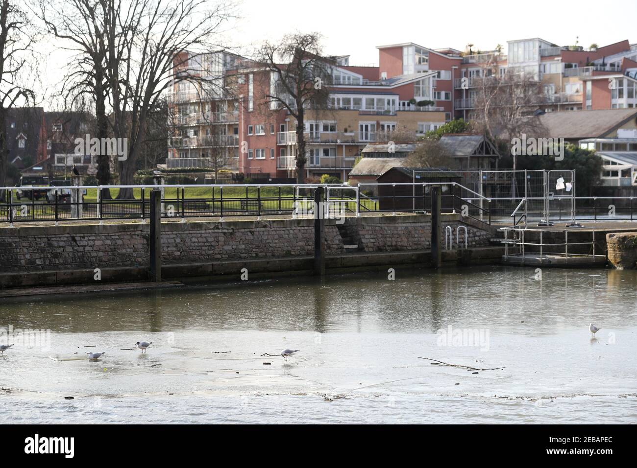Thames freezing 2021 hi-res stock photography and images - Alamy