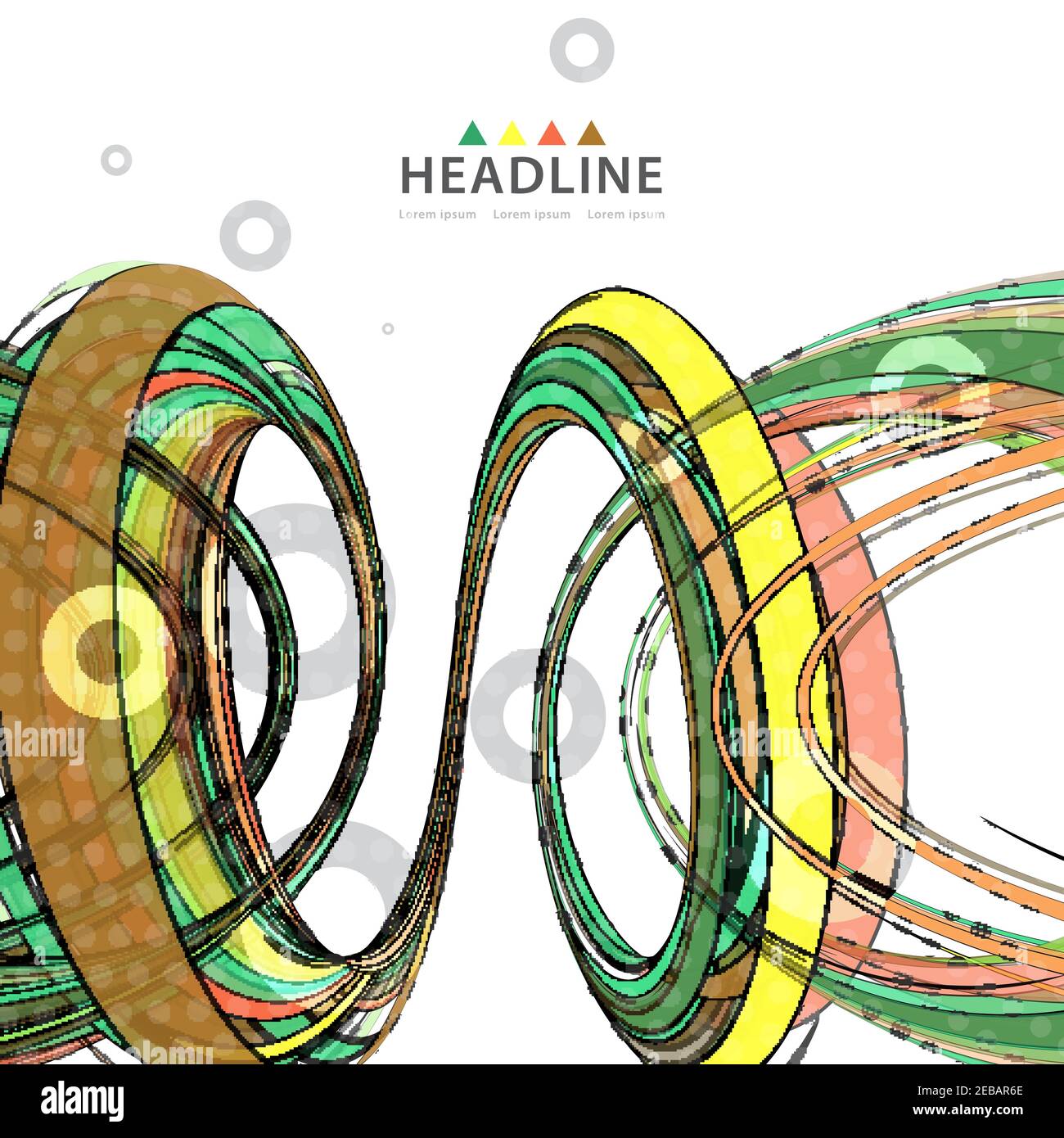 Colorful headline background template Stock Vector Image & Art - Alamy