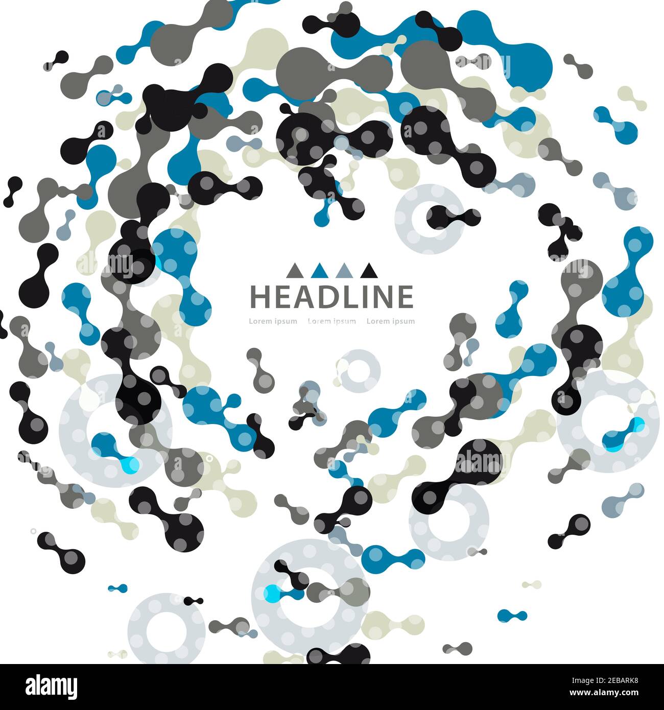 Colorful headline background template Stock Vector Image & Art - Alamy