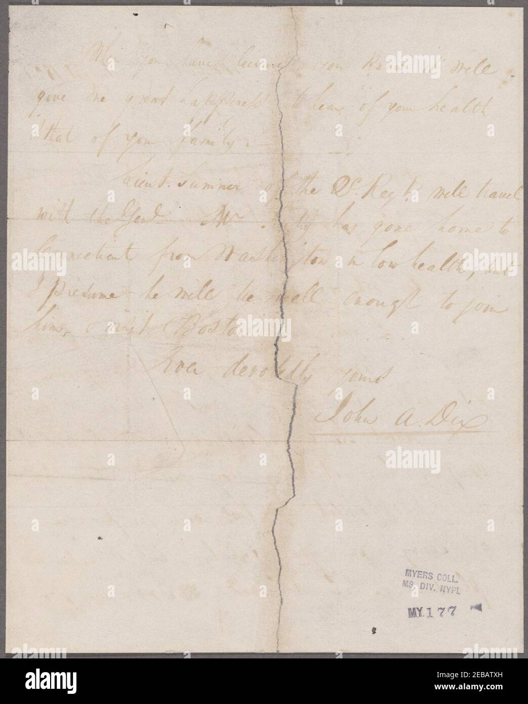 Colonel myers hi-res stock photography and images - Alamy