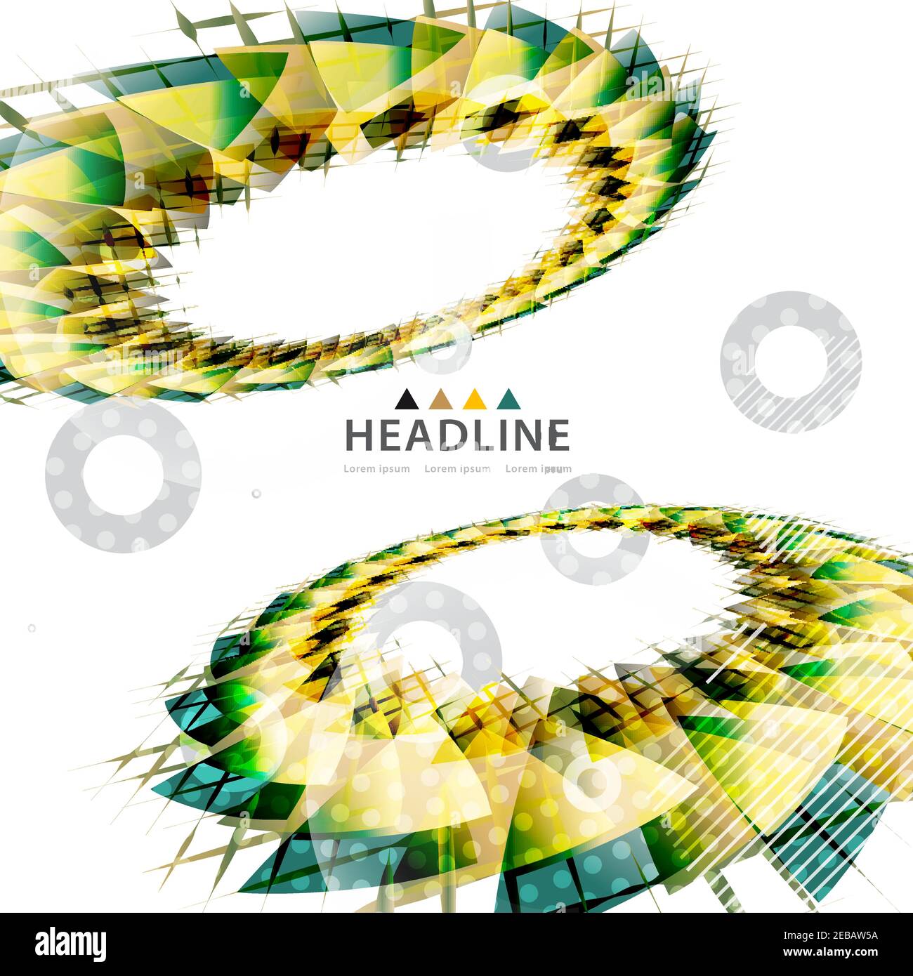 Colorful headline background template Stock Vector Image & Art - Alamy