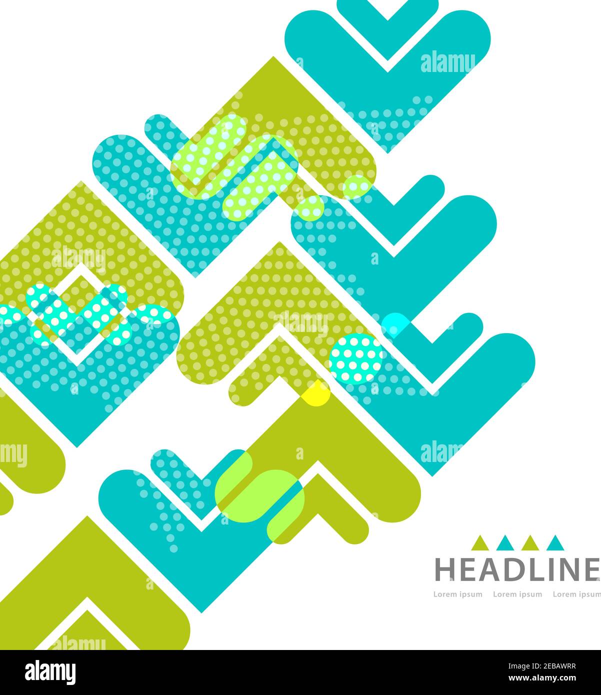 Colorful headline background template Stock Vector Image & Art - Alamy