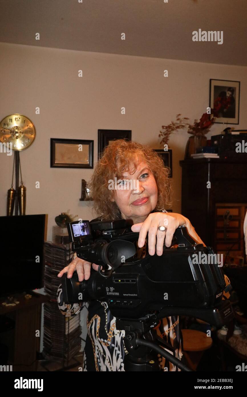 Urte Blankenstein bei der Aufzeichnung der Fernsehsendung zum 100 ...