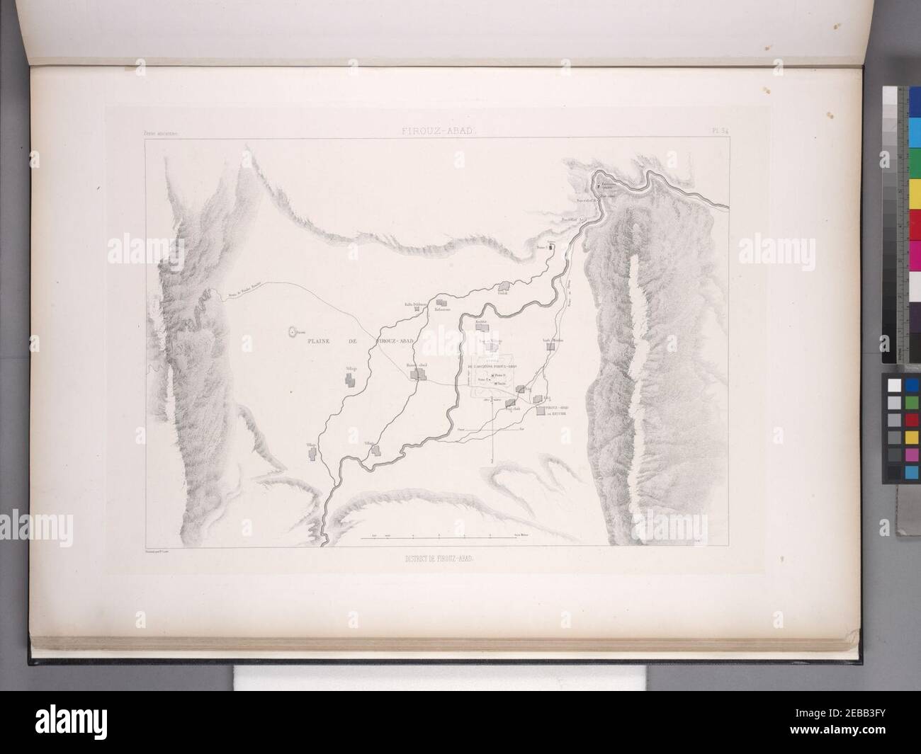 Firouz-abad (Fīrūzābād). District de Firouz-Abad Stock Photo - Alamy